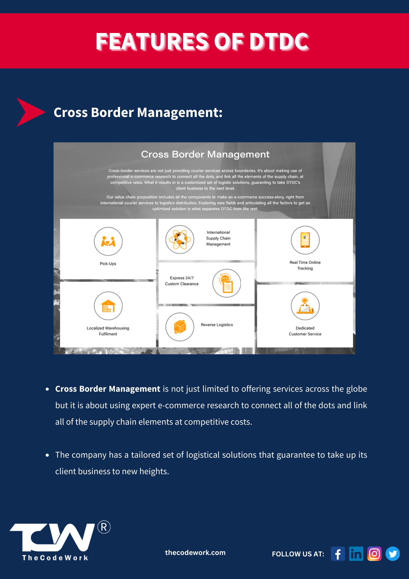 DTDC Case Study: Revolutionizing Logistics Solutions - TheCodeWork