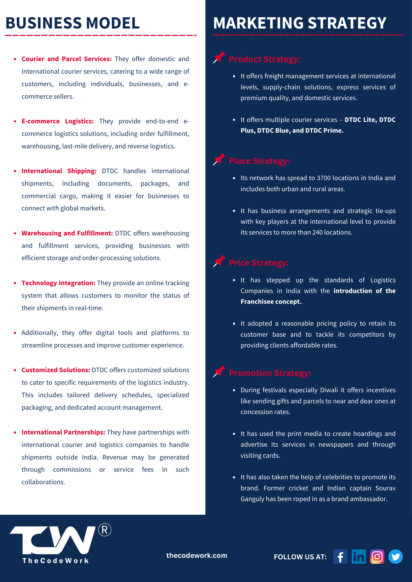 DTDC Case Study: Revolutionizing Logistics Solutions - TheCodeWork