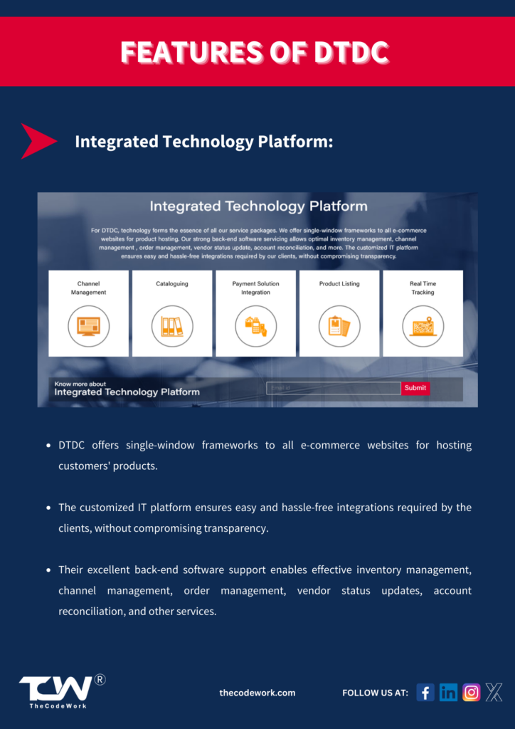 DTDC Case Study: Revolutionizing Logistics Solutions - TheCodeWork